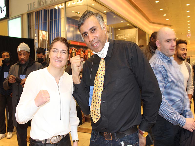 Taylor VS Serrano New York Press Conference at MSG-2022 | World Liberty ...