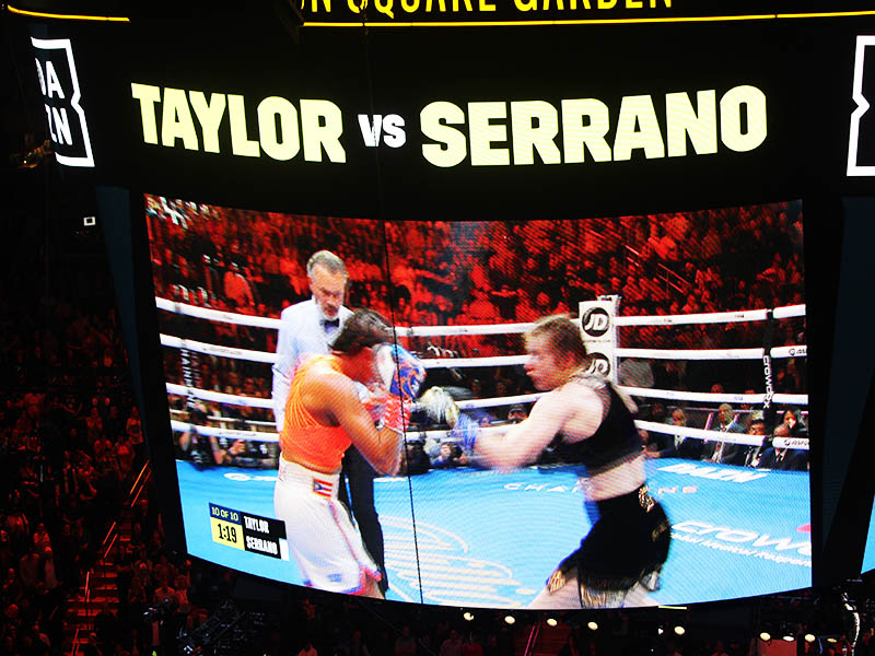Taylor Edges Serrano In Fight For The Ages At MSG NYC-2022 | World ...
