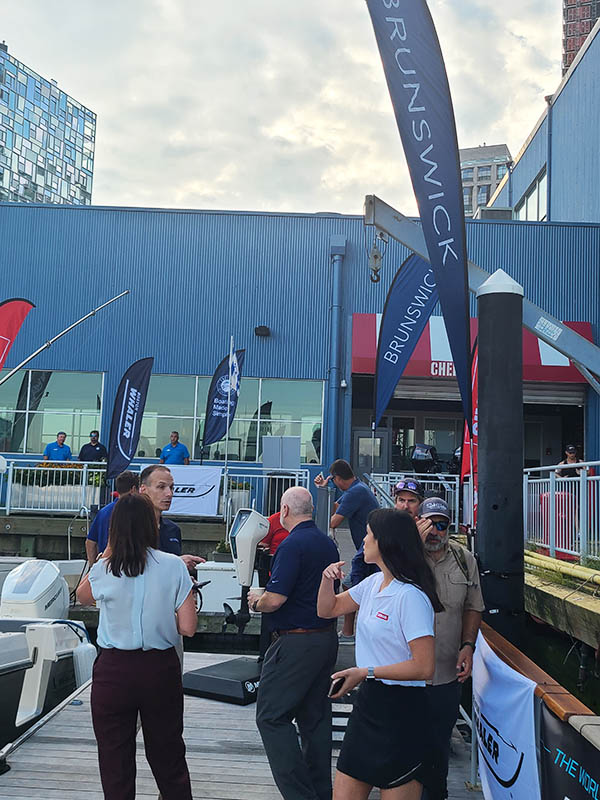 Brunswick Corporation’s NEW BOATS debut at Chelsea Piers NYC-2022