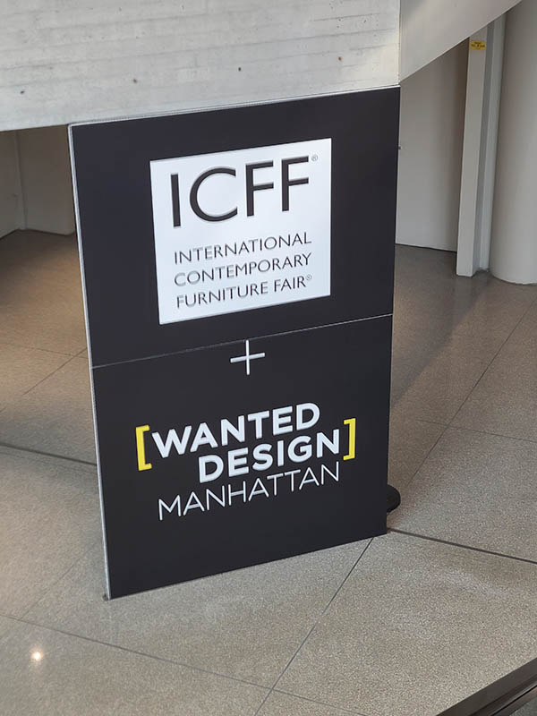 ICFF +WANTEDDESIGN MANHATTAN and DIFFA BY Design Fundraiser NYC-2023