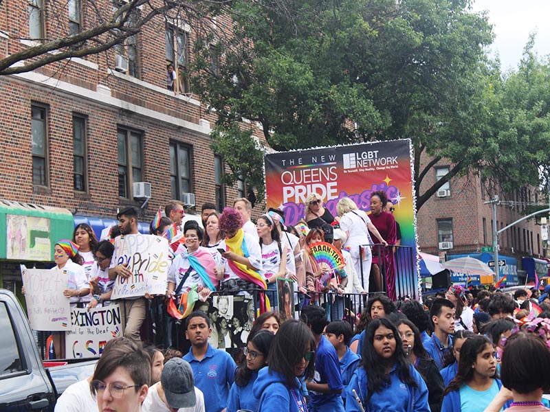 Queens Pride Parade in Jackson Heights Queens NY-2023
