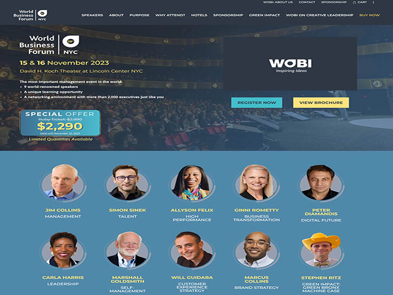 World Business Forum (WOBI) at David Koch Theatre NYC-2023