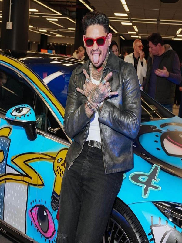 Master Artist Ross Pino Creates A Masterpiece On Electric Mercedes Benz Eqs Sedan 2023 World