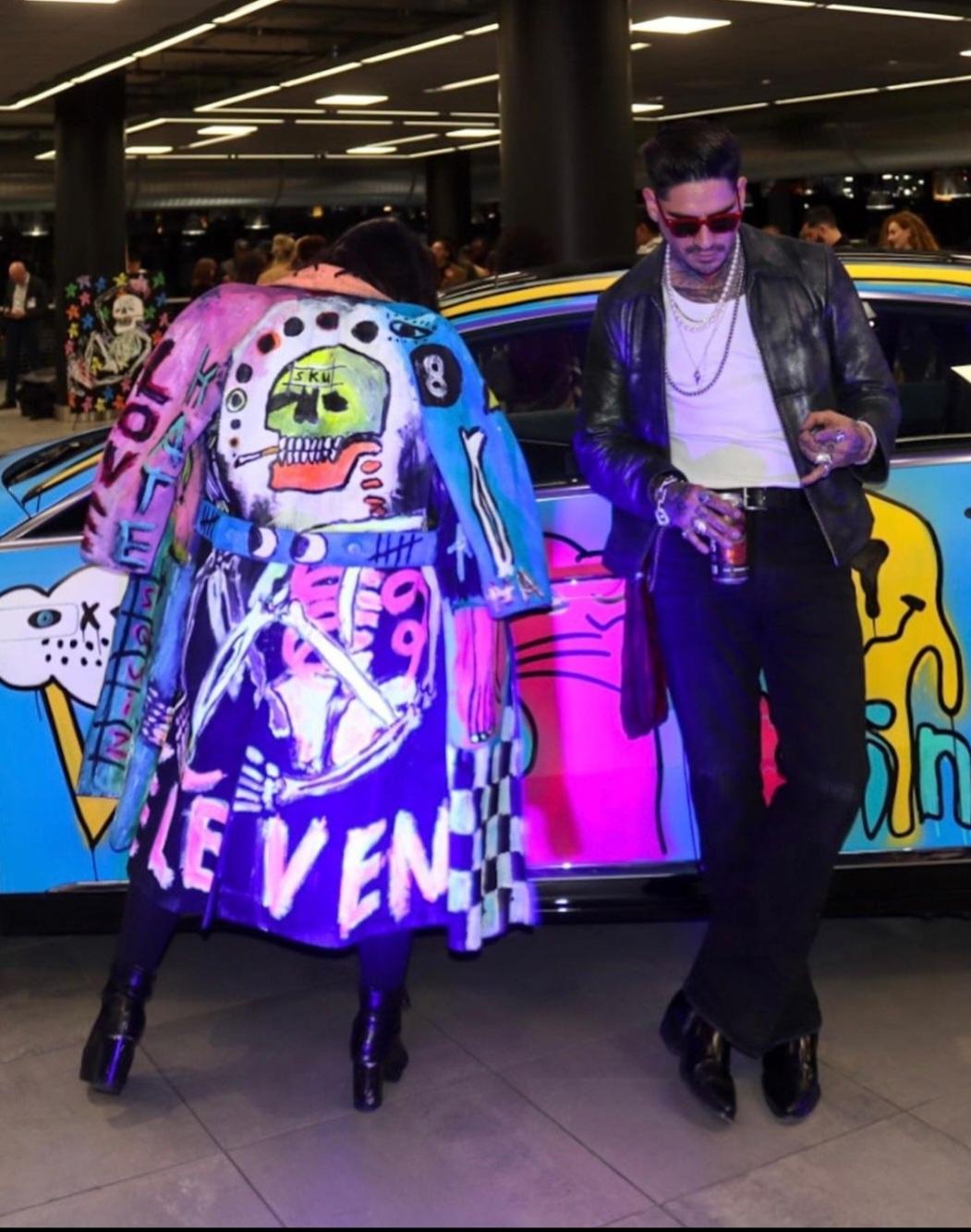 Master Artist Ross Pino Creates a masterpiece on electric, Mercedes ...